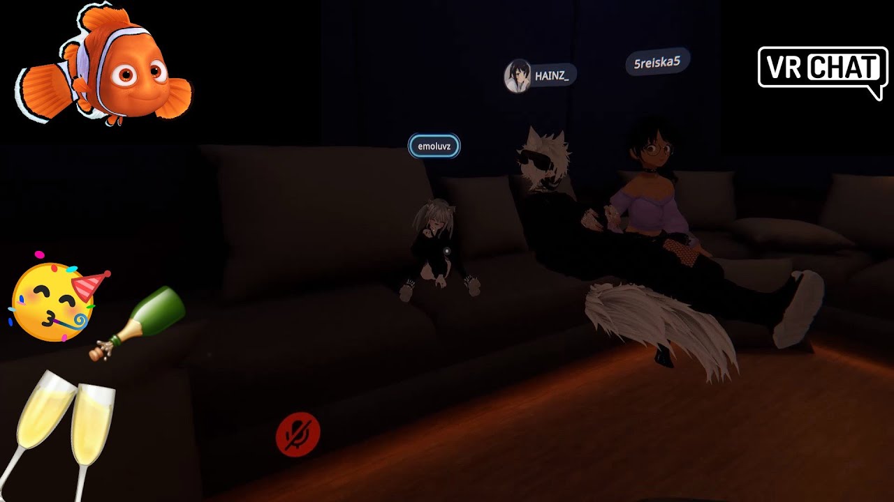 J'INCARNE NEMO DANS VRCHAT ET J'INVITE 20 PERSONNES DANS MON APPARTEMENT 🥳🥂🍾 @ChristopheFUFU ...