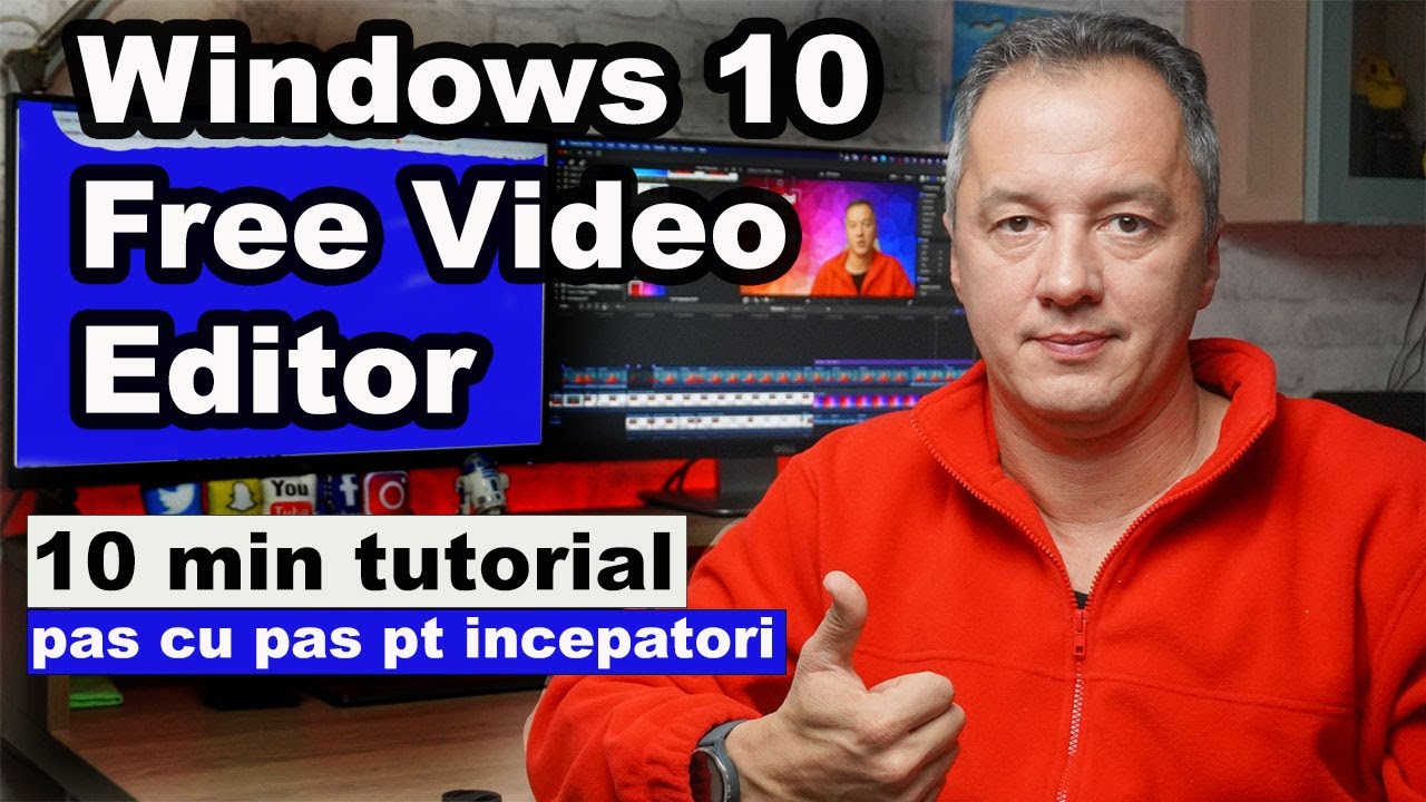 🎬 Cum să editezi video cu Windows Video Editor 📽️ | Tutorial Photos pas ...