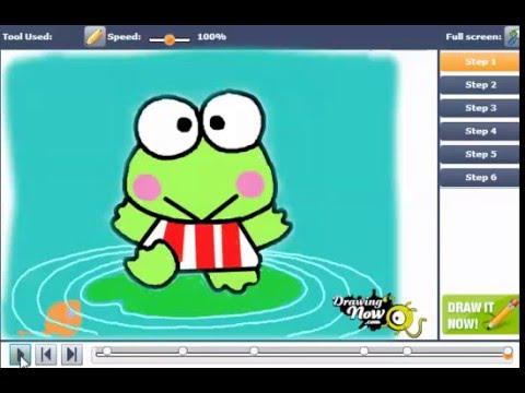 How to Draw Keroppi - YouTube