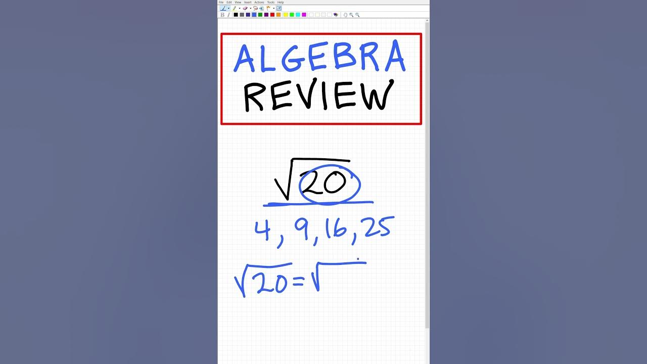 Simplify a Square Root - Perfect Squares - YouTube