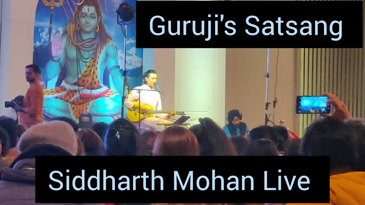 Guruji's Satsang|Siddharth Mohan Live at Lata Greens,MG Road| - YouTube