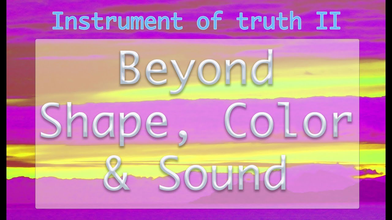 Beyond Shape, Color & Sound - YouTube