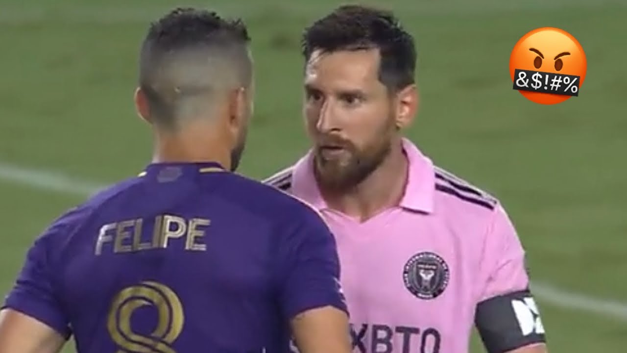 Lionel Messi Gets Angry in MLS!! - YouTube