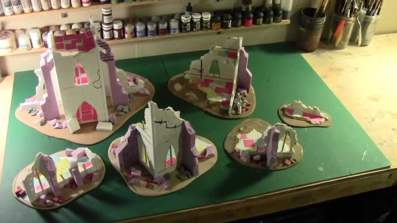 Studio Update: 40k Ruins/3 level base/'40k Rejects' terrain and more ...