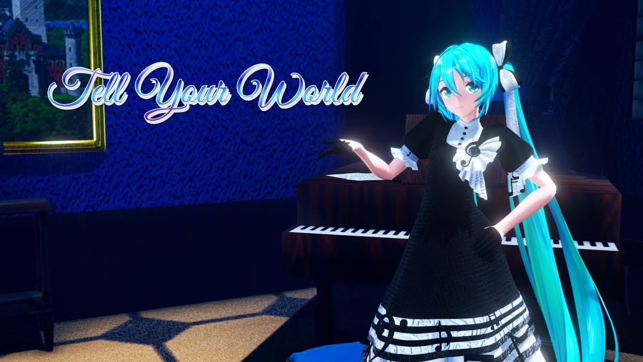 【Ray-MMD 4K 60FPS】Tell Your World「カメラモーション配布あり」 - YouTube