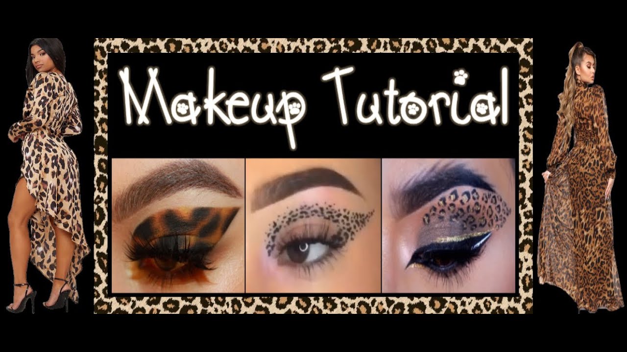 🐆 3 LEOPARD MAKEUP TUTORIAL paso a paso + DIY 🐆 - YouTube