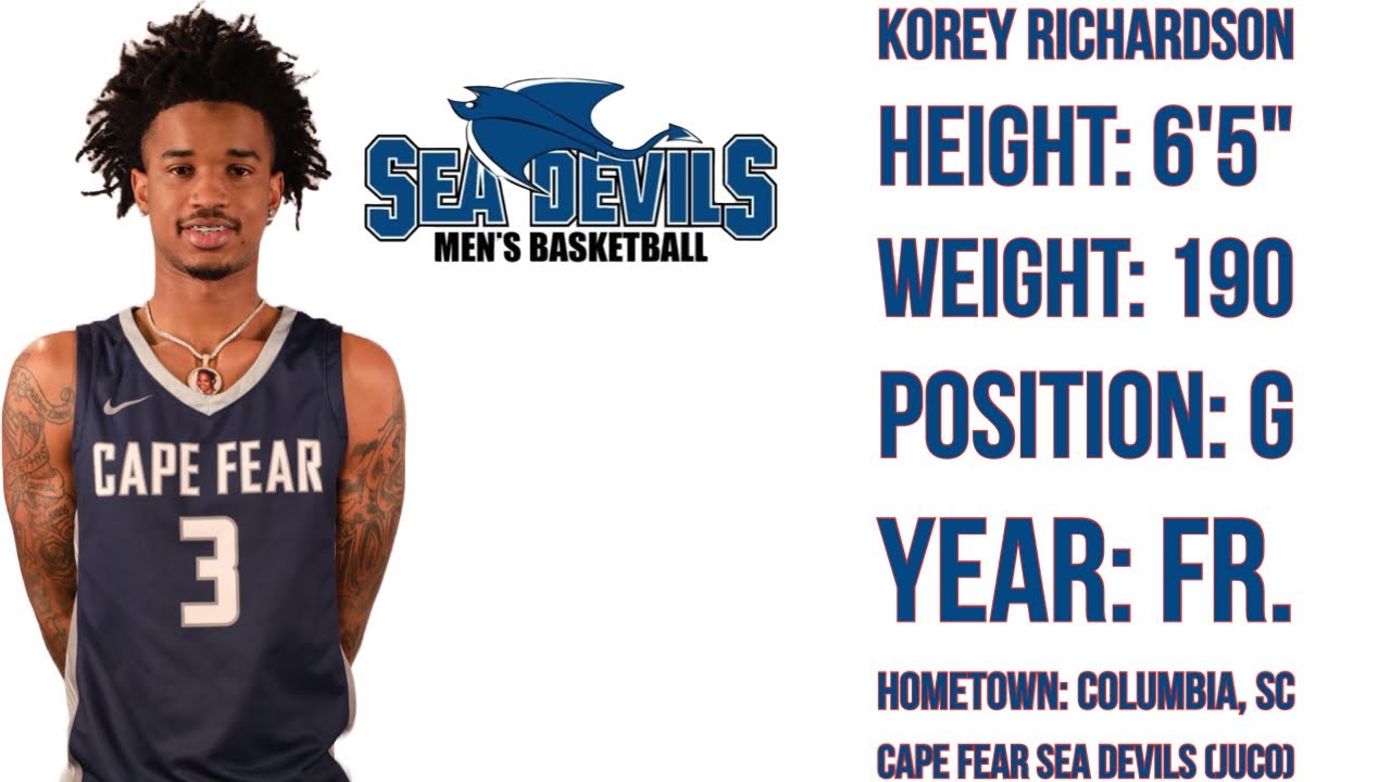 Korey Richardson - #3 Height: 6'5" Weight: 190Year: Fr.Hometown ...