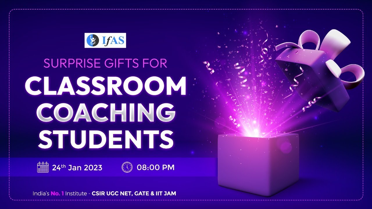 Surprise Gifts For Classroom Coaching Students - YouTube