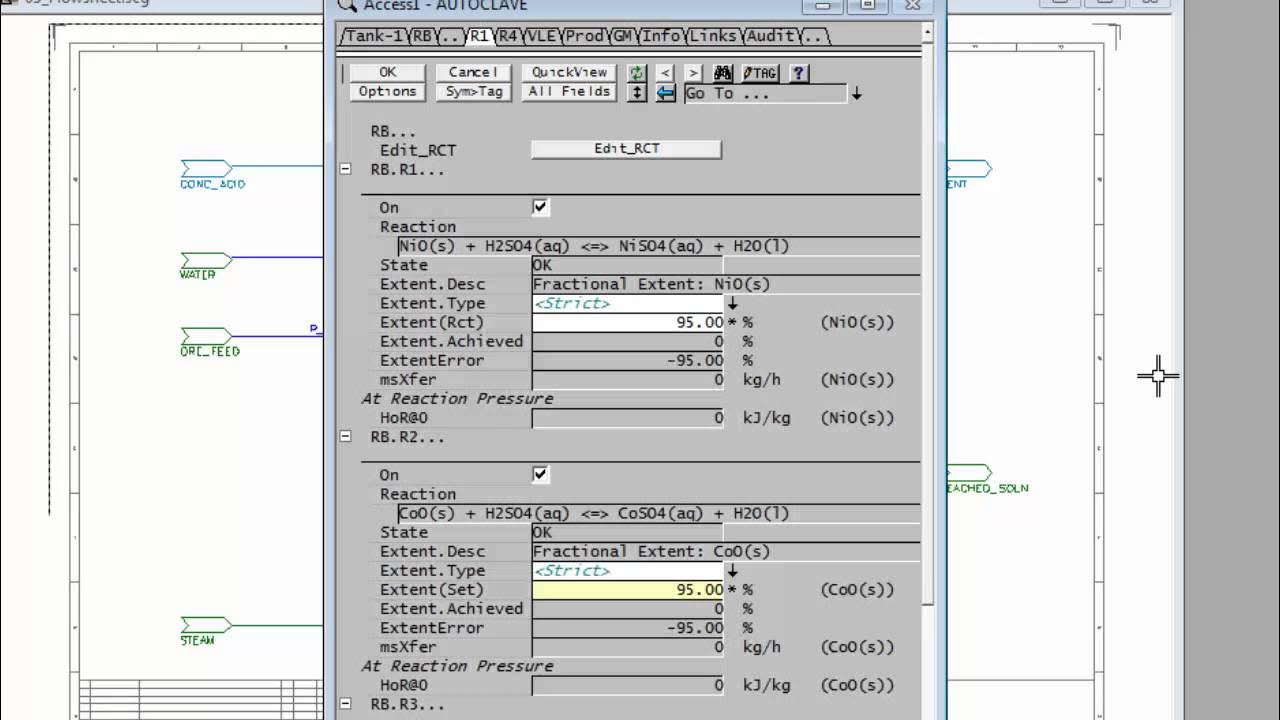 SysCAD Tutorial Section 5.4 - Reaction Troubleshooting and Information - YouTube