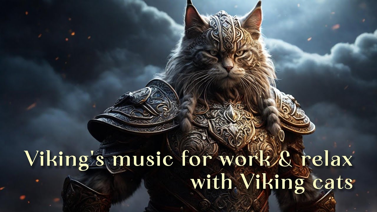 Valhalla calling! Scandinavian music for work & relax with #viking #cat ...