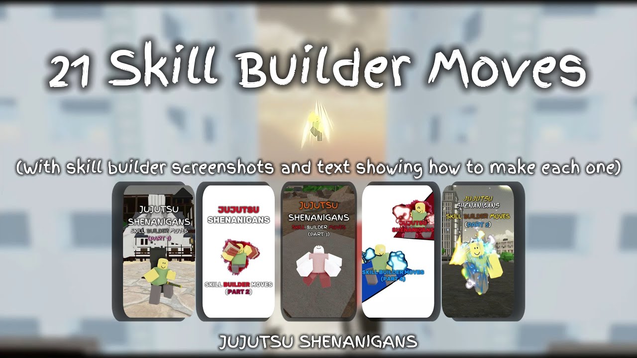 21 JUJUTSU SHENANIGANS Skill Builder moves from the skill builder moves ...