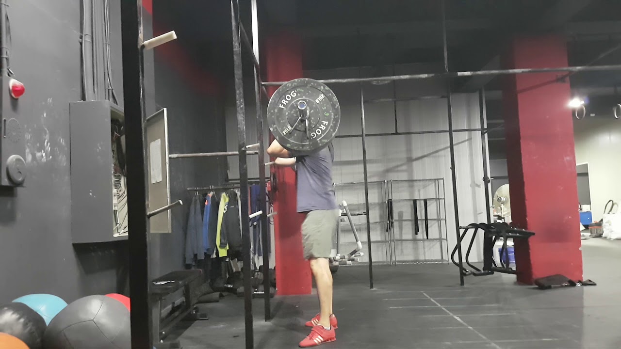 Roger's CrossFit WOD - Front squat - YouTube