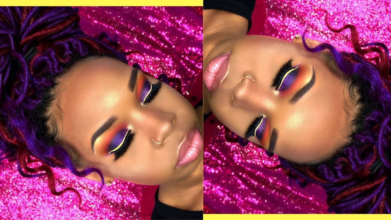 Sunburst with Pop of Purple | Makeup Tutorial - YouTube