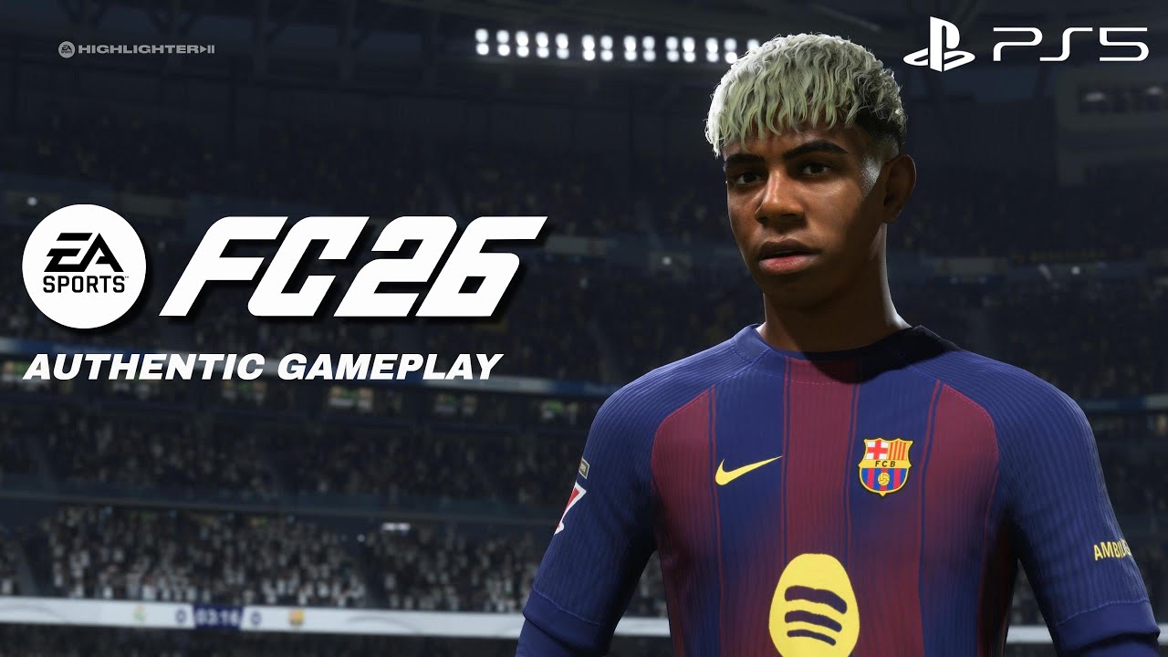 FC26 Official Authentic Gameplay - Real Madrid vs Barcelona - PS5 ...