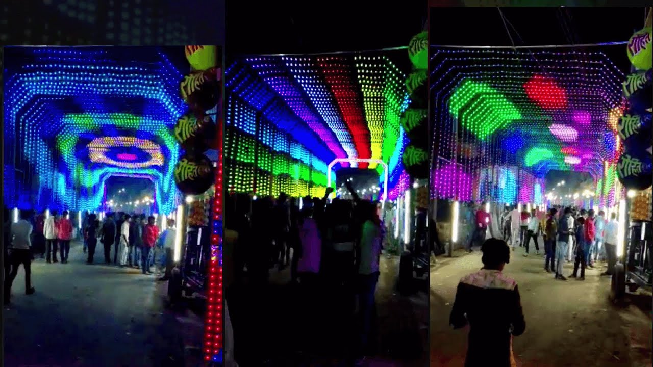 Ganesh Utsav Road Ceiling Pixel RGB Light Show || Programing Available ...
