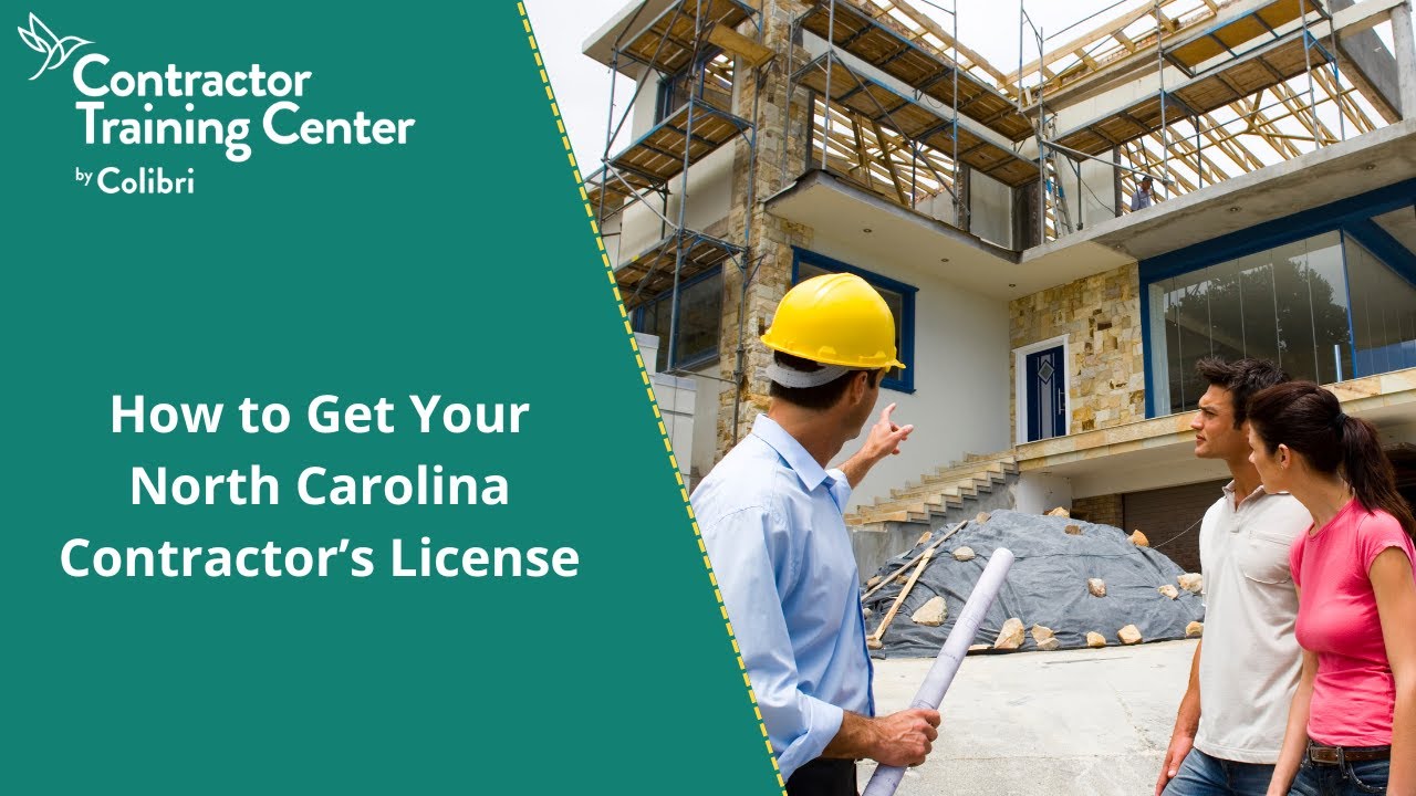 How to Get Your North Carolina Contractor License - YouTube