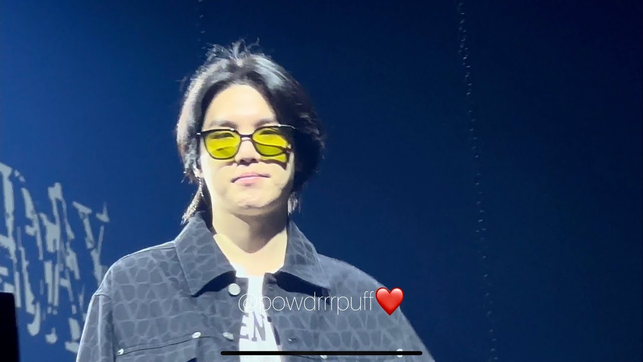 230511 - FANCAM - Suga - SOUNDCHECK - People Pt. 2 / 사람 Pt. 2 - Agust D ...