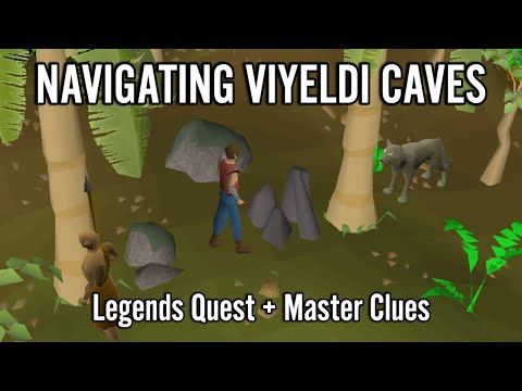 OSRS Navigating Viyeldi Caves - Legends Quest + Master Clues - YouTube