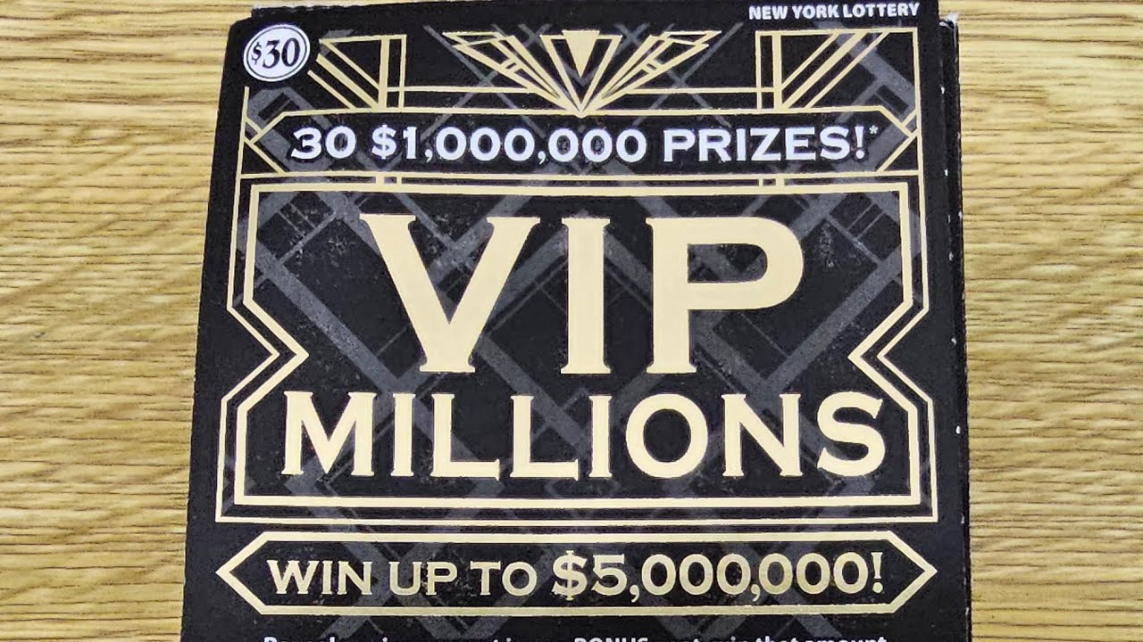 4X VIP MILLIONS NYC NY Lottery Scratch Off Tickets - YouTube