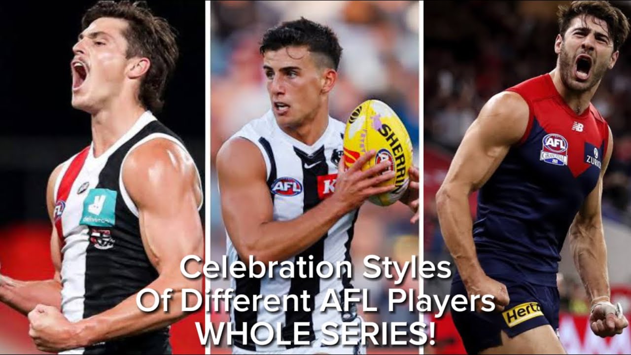 Celebration Styles of Different AFL Players | Whole Series - YouTube