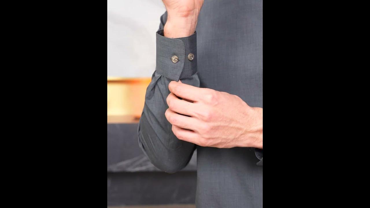 Современная косоворотка тёмно-серого цвета Sovorotka с пиджаком - YouTube