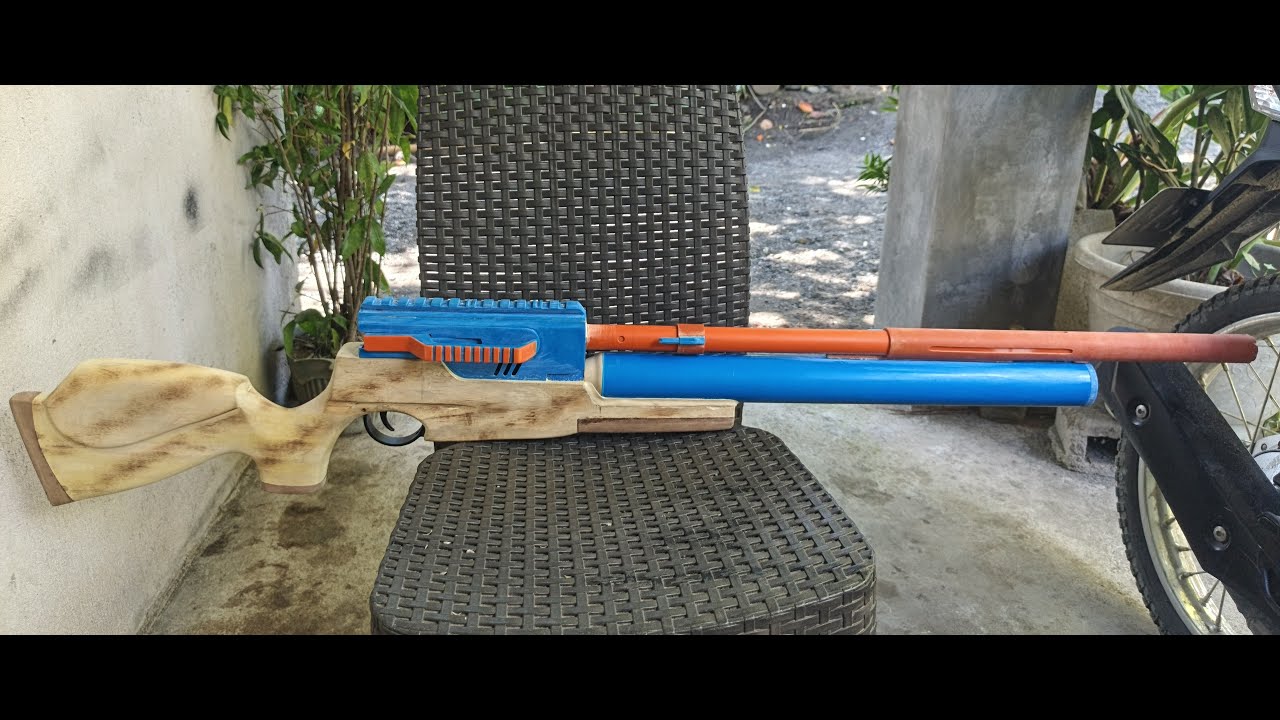 Homemade PVC gas gun testing #Diy #quicktest - YouTube