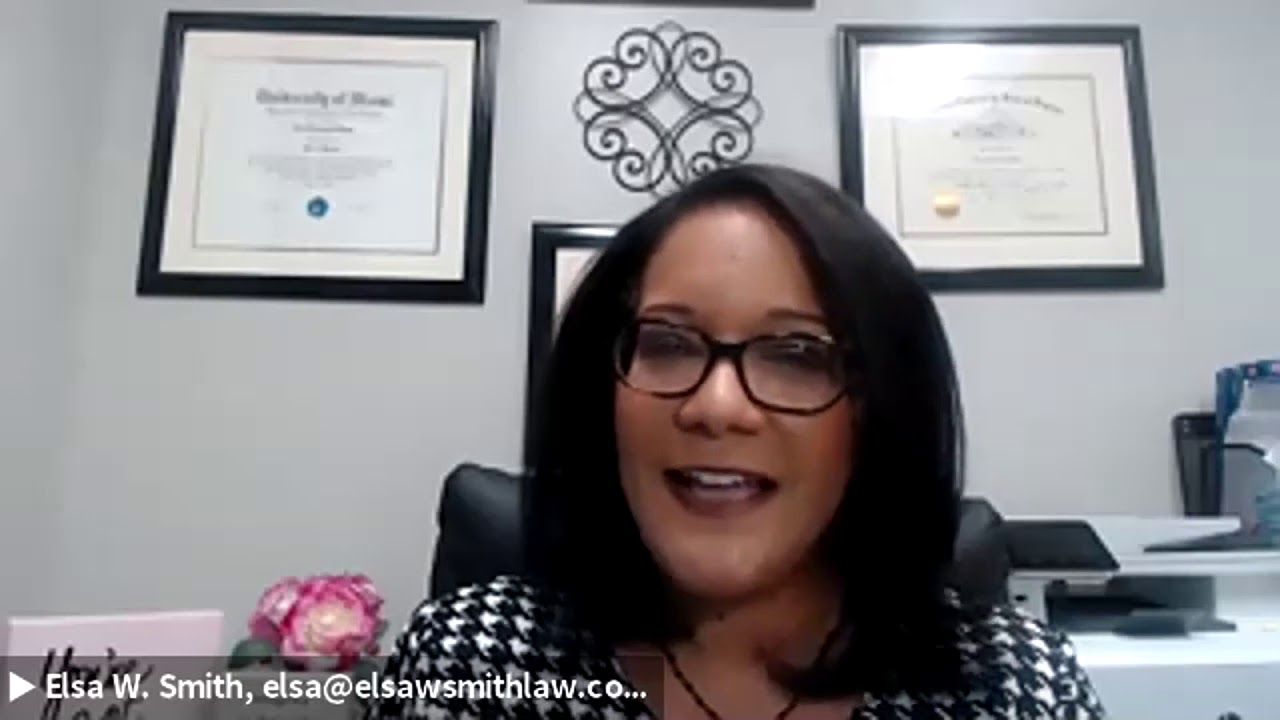 Elsa W. Smith: Part One: 7 Estate Planning Mistakes Made by Women - YouTube