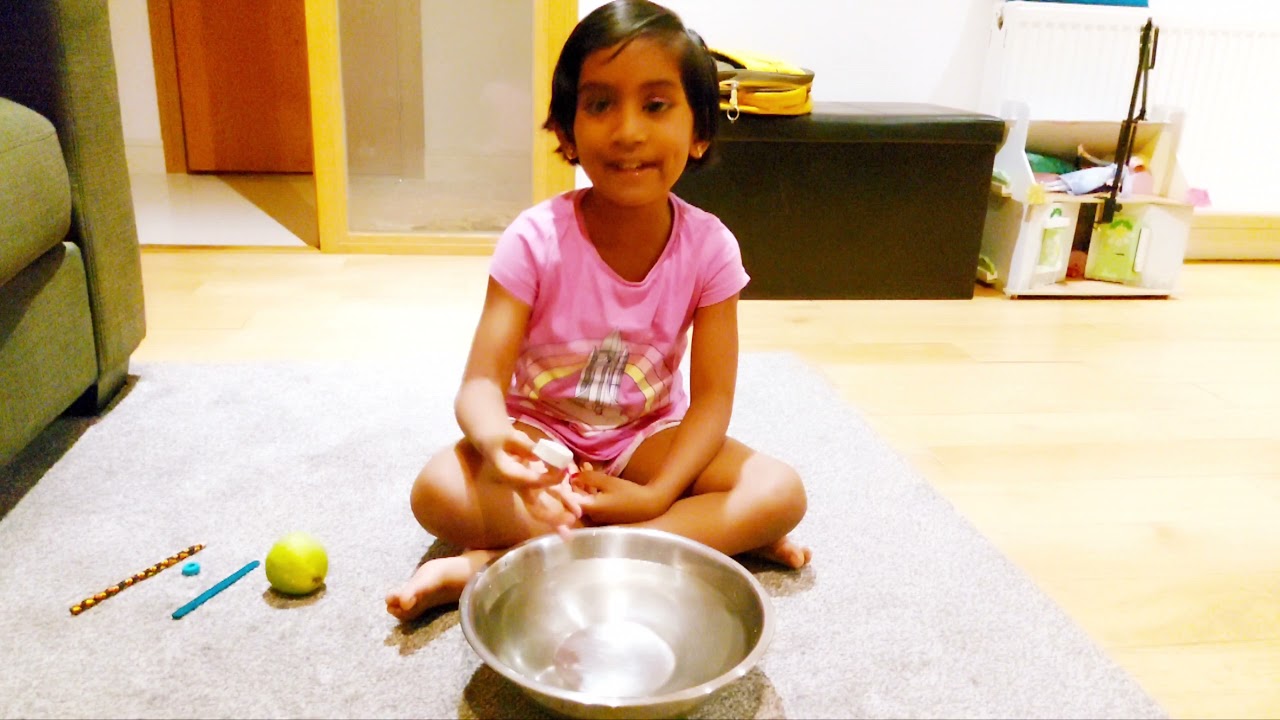 FLOATERS AND SINKERS SCIENCE EXPERIMENT - YouTube