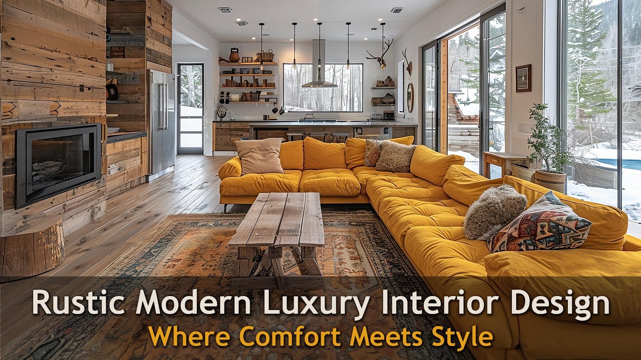 Inspiring Ideas for Rustic Modern Luxury Interior Design Enthusiasts ...