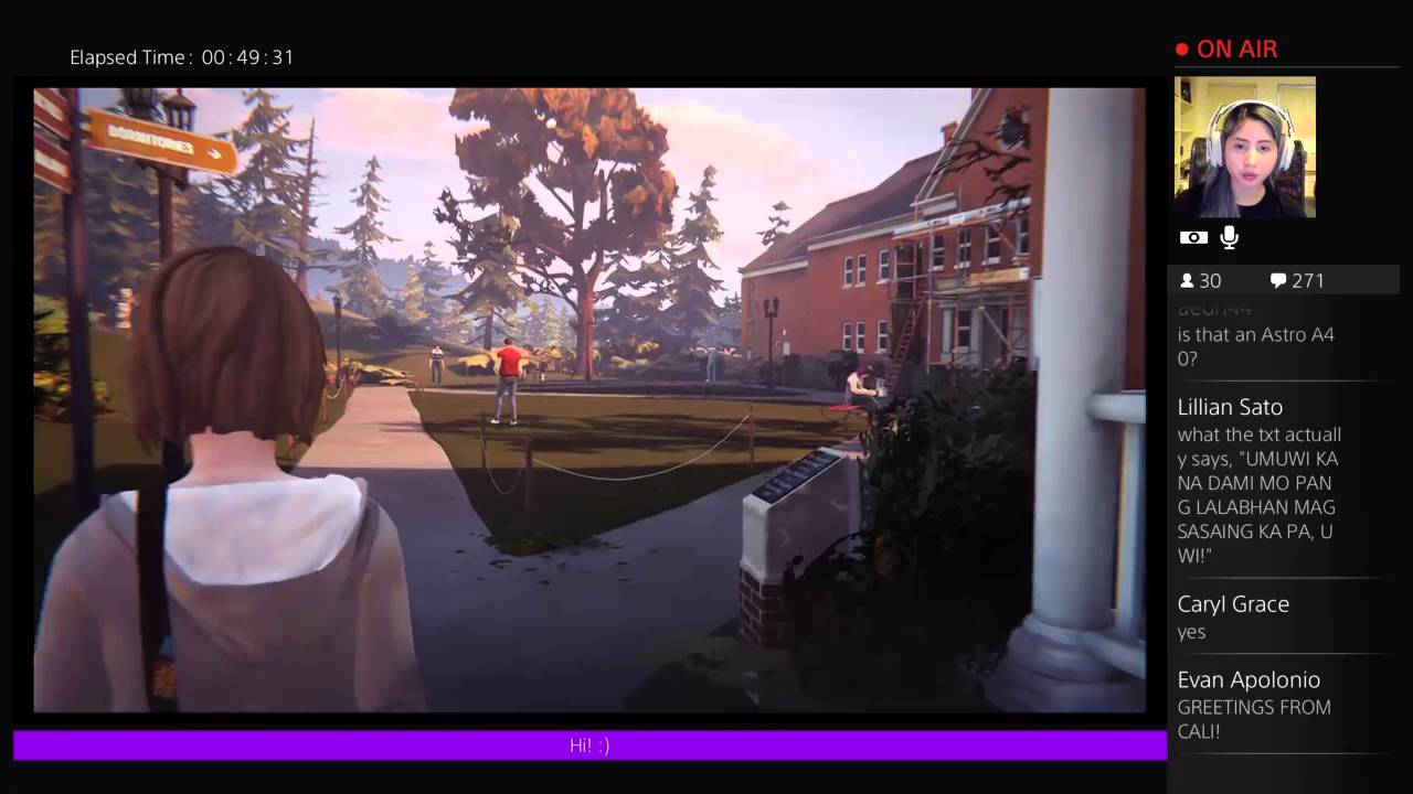 Life Is Strange EP 1 Part 1 (PS4) || Ashlili Livestream - YouTube