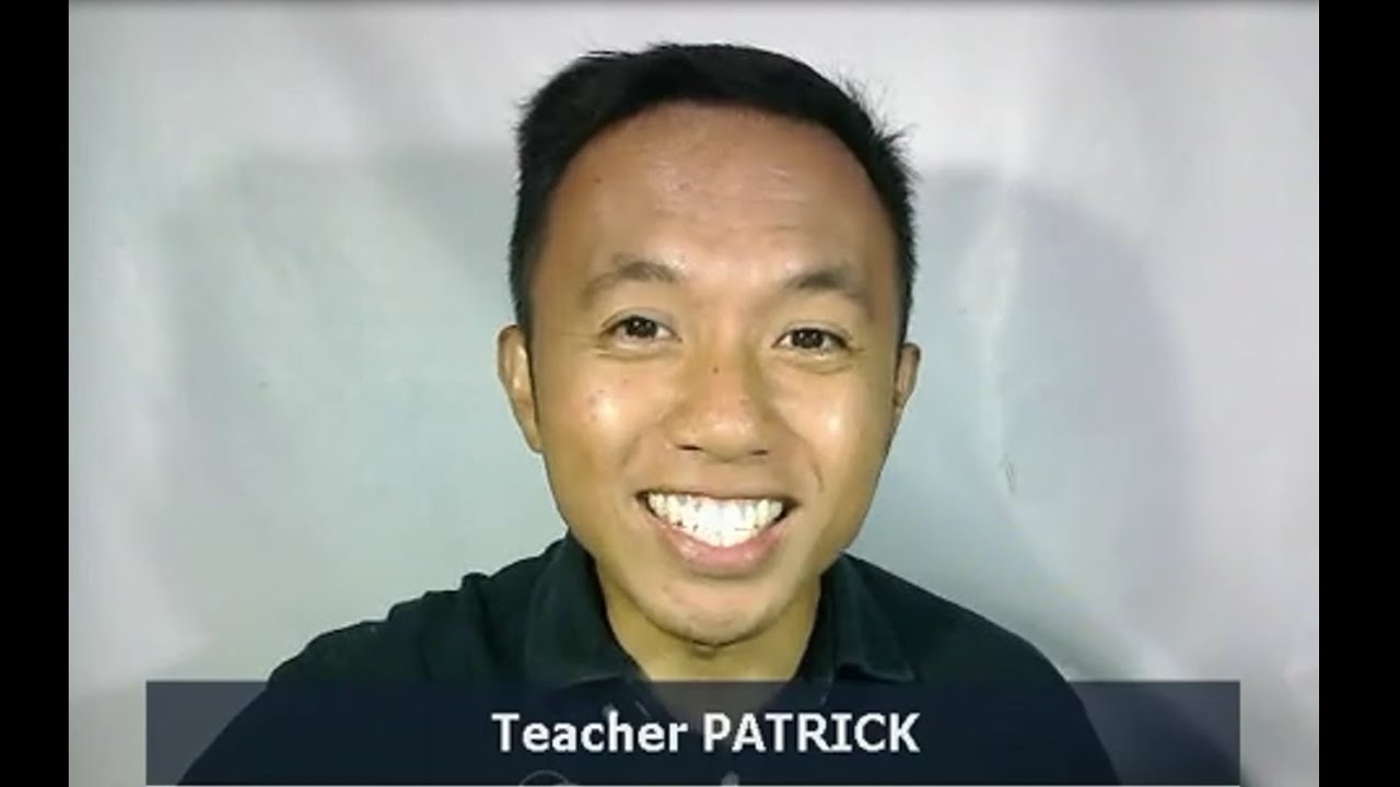 Learn English with tutor Patrick A. - YouTube