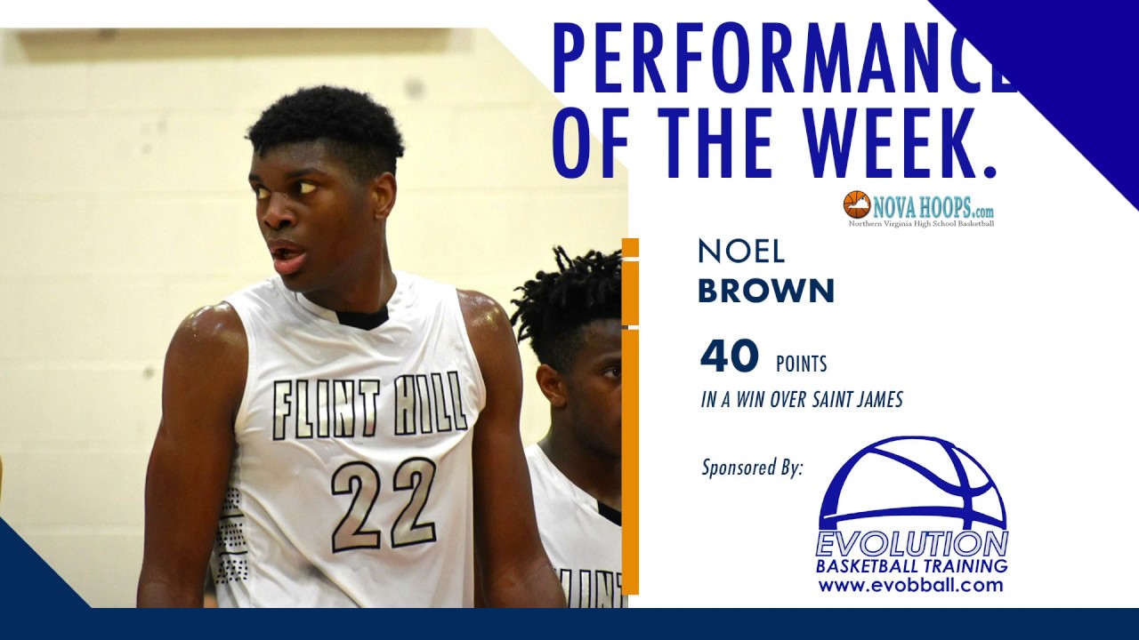 Noel Brown Nova Hoops Boys Player of the Week - YouTube