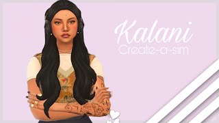Kalani🎧| The Sims 4 Create-a-sim | CC links included! | Doovi