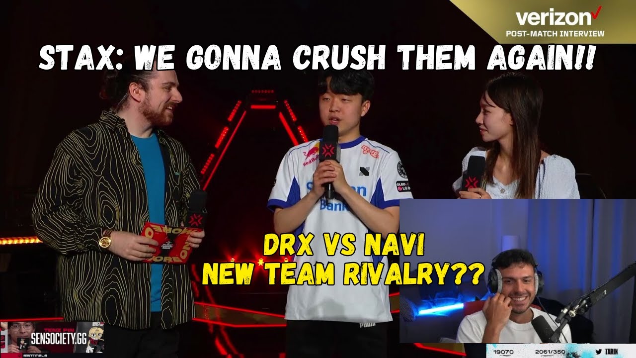 DRX Stax Responds to NAVI Ange1 saying DRX got Lucky against them - YouTube