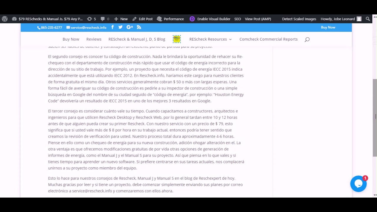 Consejos para completar una Rescheck, Manual J, Manual S, Manual D ...