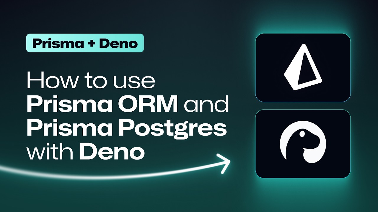 Using Prisma ORM and Prisma Postgres with Deno - YouTube