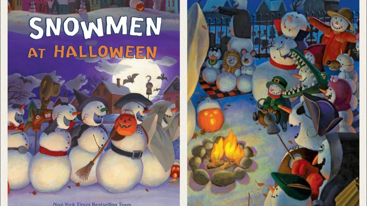 Children’s Read Aloud - Snowmen At Halloween ☃️ 🎃 - YouTube