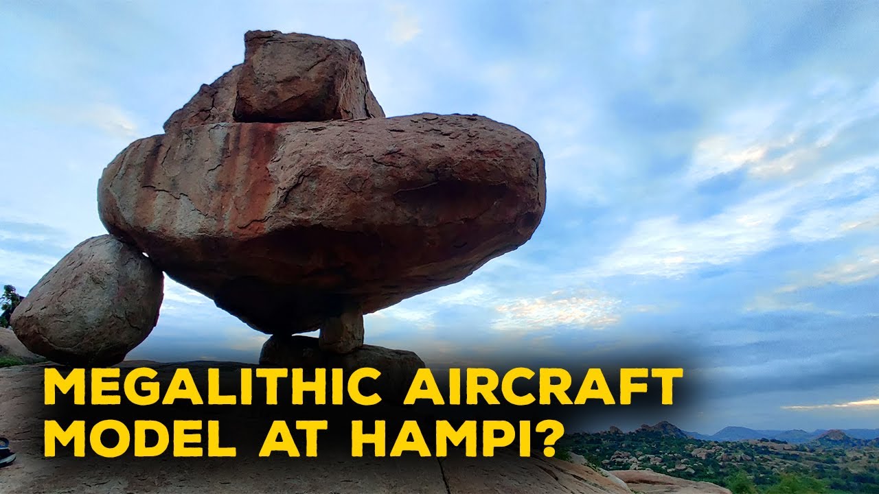 Vishnu's Vimana Megalithic Aircraft Model At Hampi? Most unique stone ...