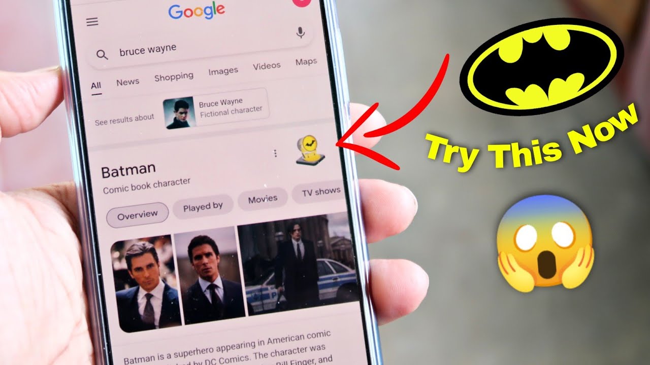 Try this awesome Google trick right now Batman Bruce Wayne 🔥| The ...