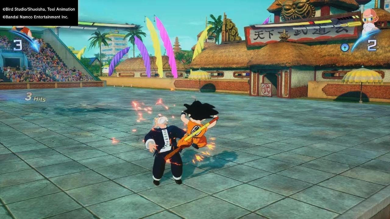 DRAGON BALL: Sparking! ZERO Kid Goku vs master Roshi - YouTube