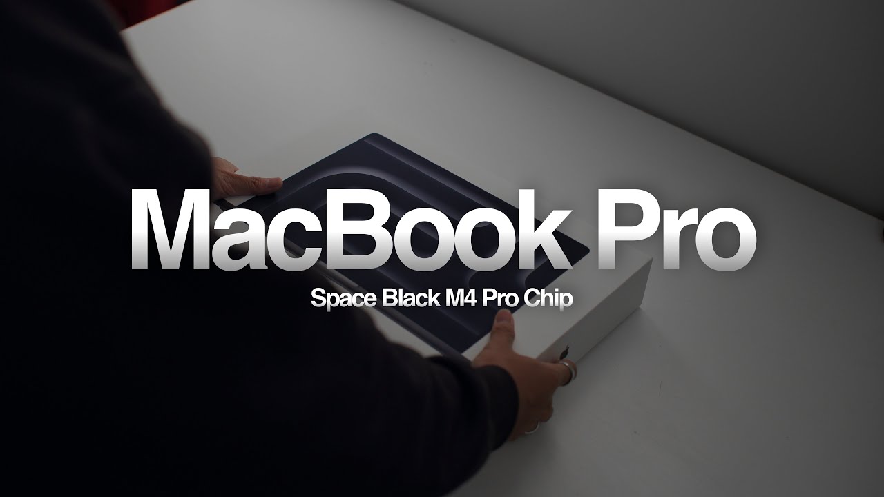 M4 Pro Macbook Pro 16 Space Black Unboxing Youtube