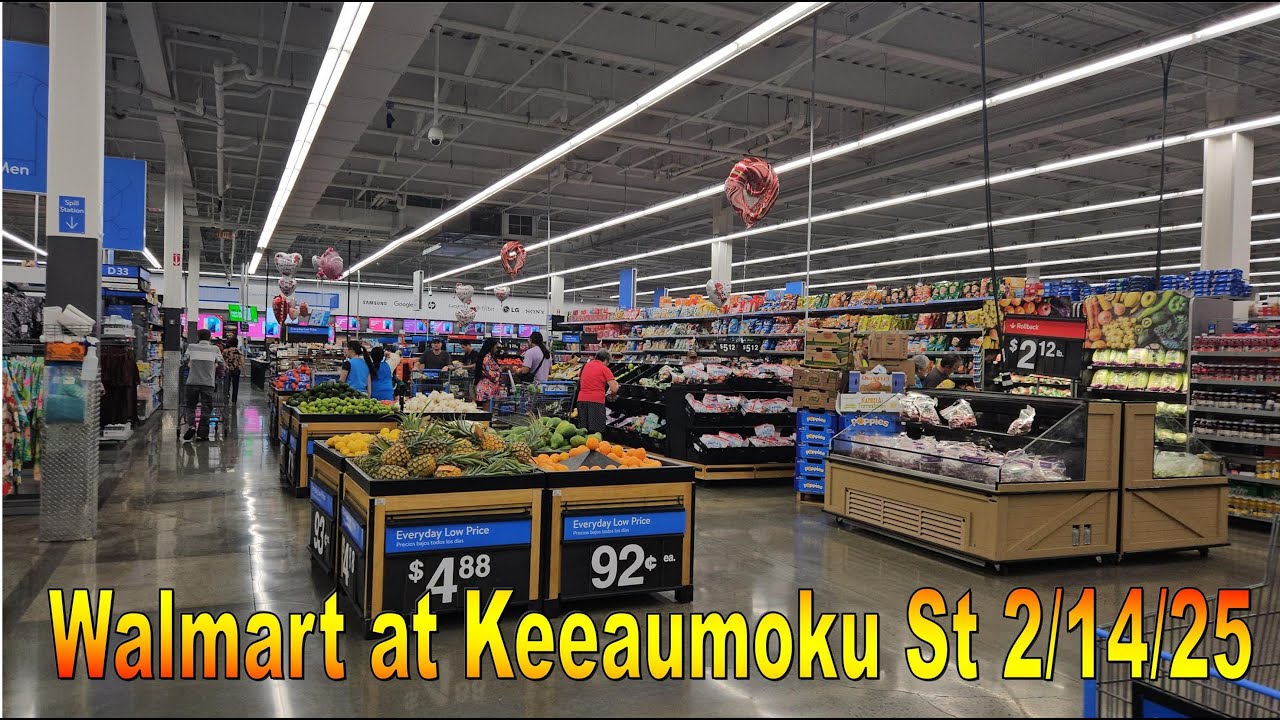 [4K] Walmart at Keeaumoku St 2/14/25 in Honolulu, Oahu #supermarket # ...