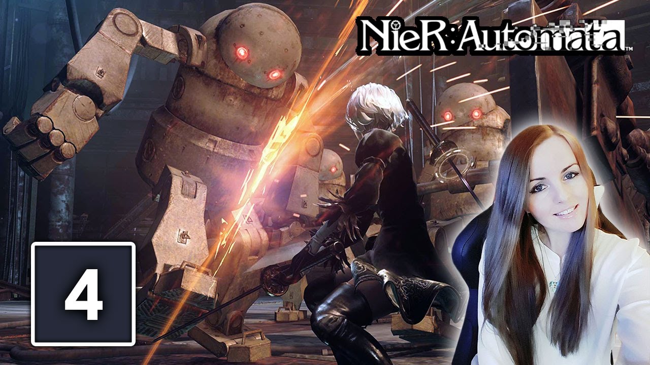 SUICIDAL ROBOTS! | Nier Automata Gameplay Walkthrough Part 4 - YouTube