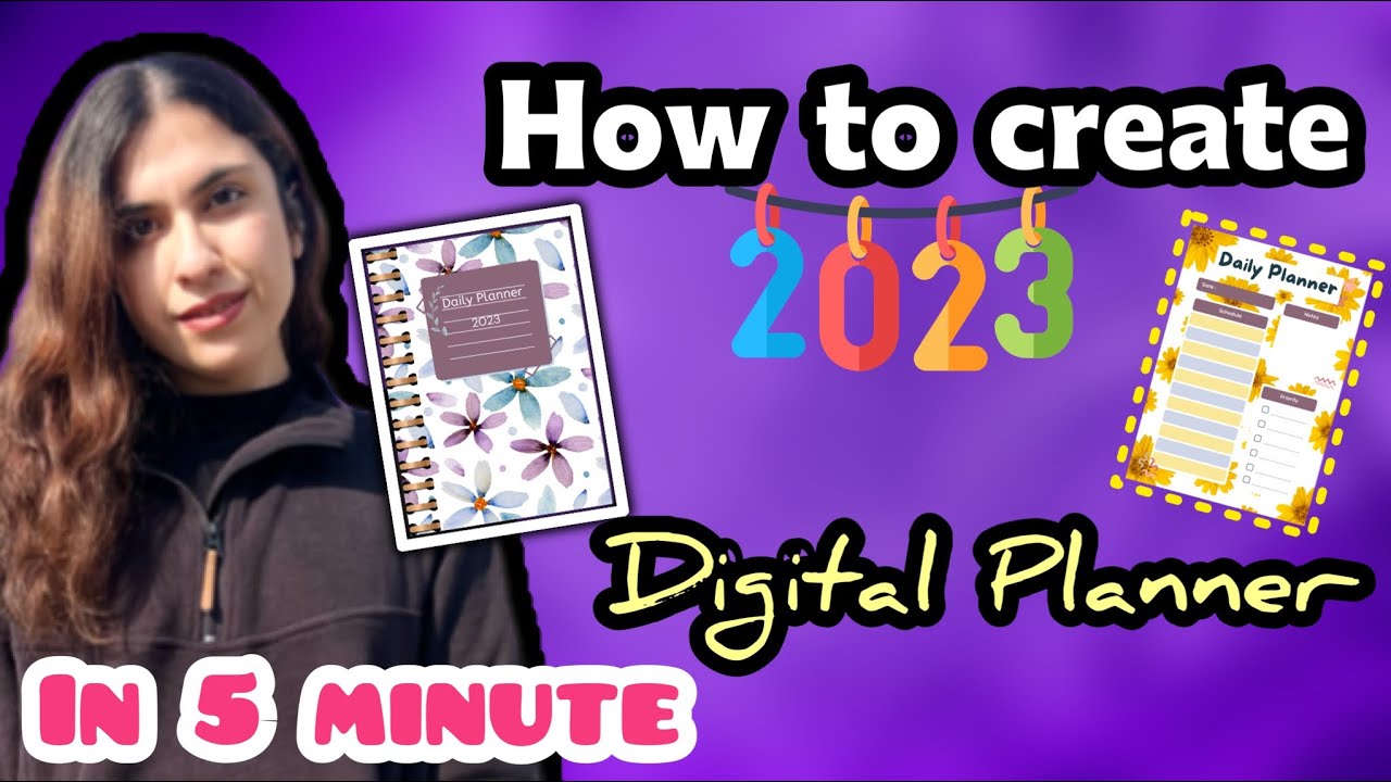 Create digital planner in 5 min| free and simple make 2023 digital ...