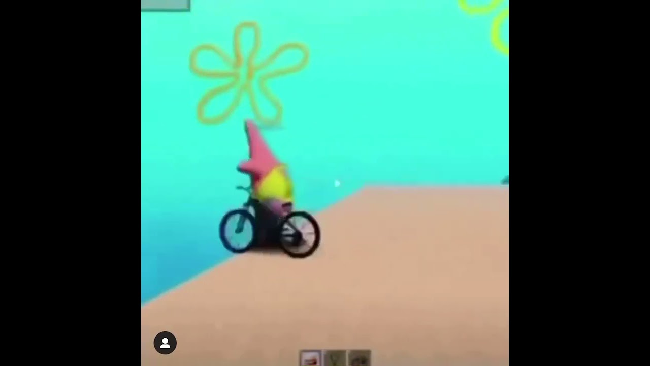 Patrick rides his bike off a cliff - YouTube