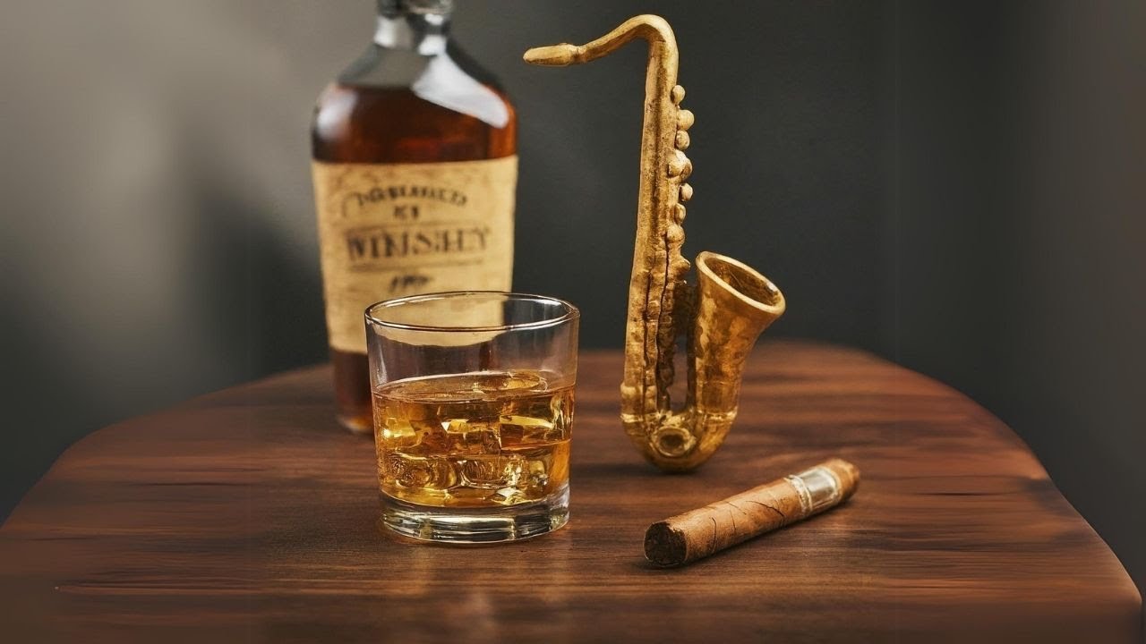Jazz & Whiskey Vibes 🎷🥃 | Relax with Smooth Saxophone & Chill Beats ...