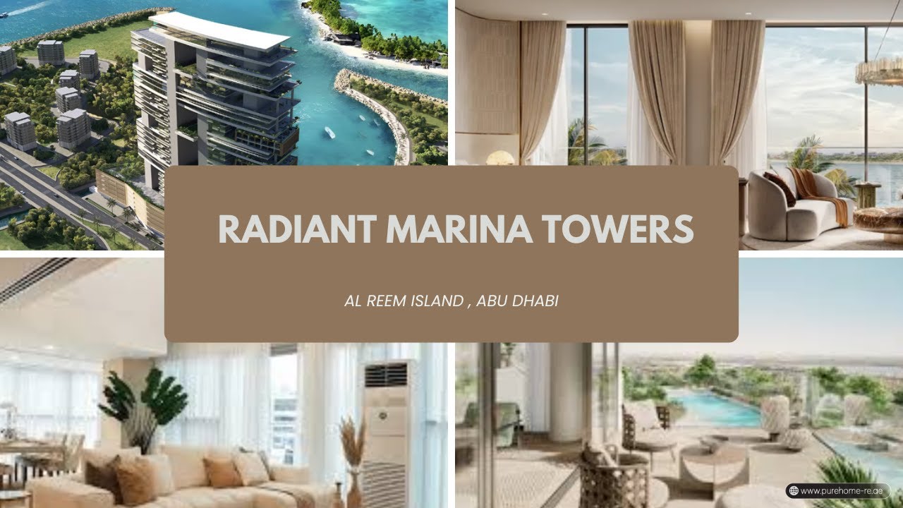 Radiant Marina Towers Luxury Waterfront Living on Al Reem Island - YouTube