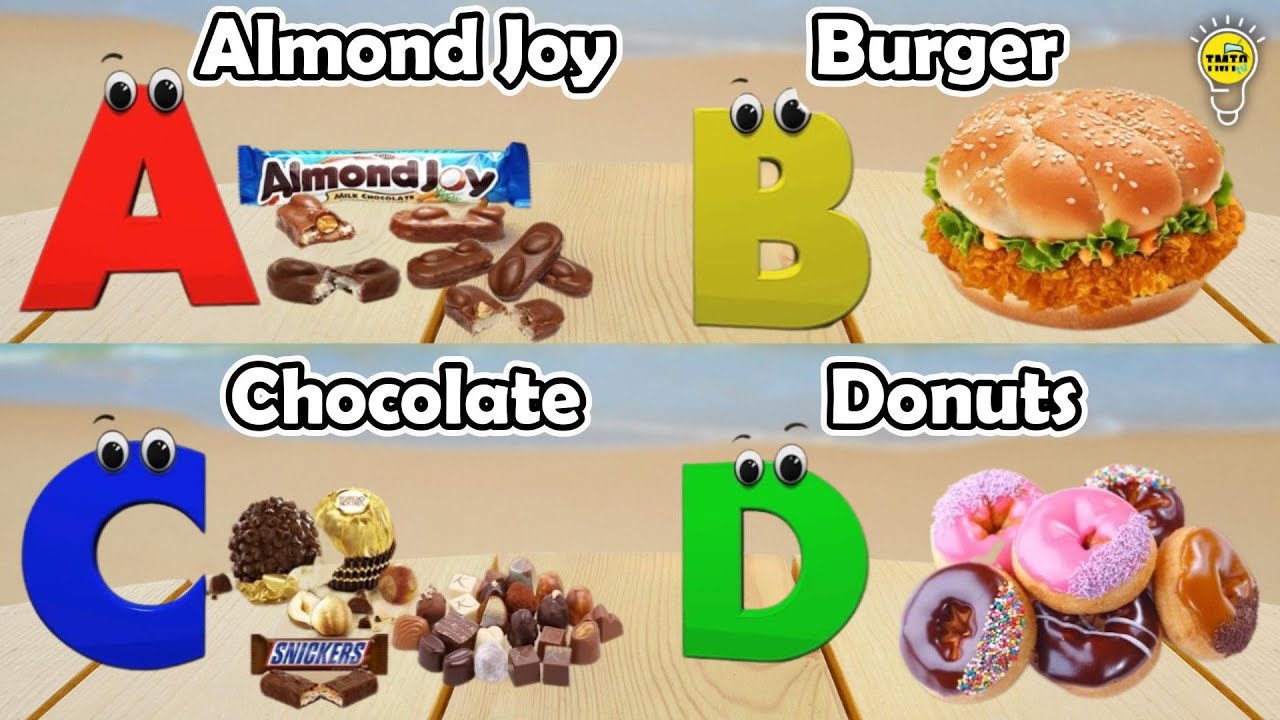 Food ABC Song | Food Alphabet Song | Phonics song a to z | Learn ABC ...