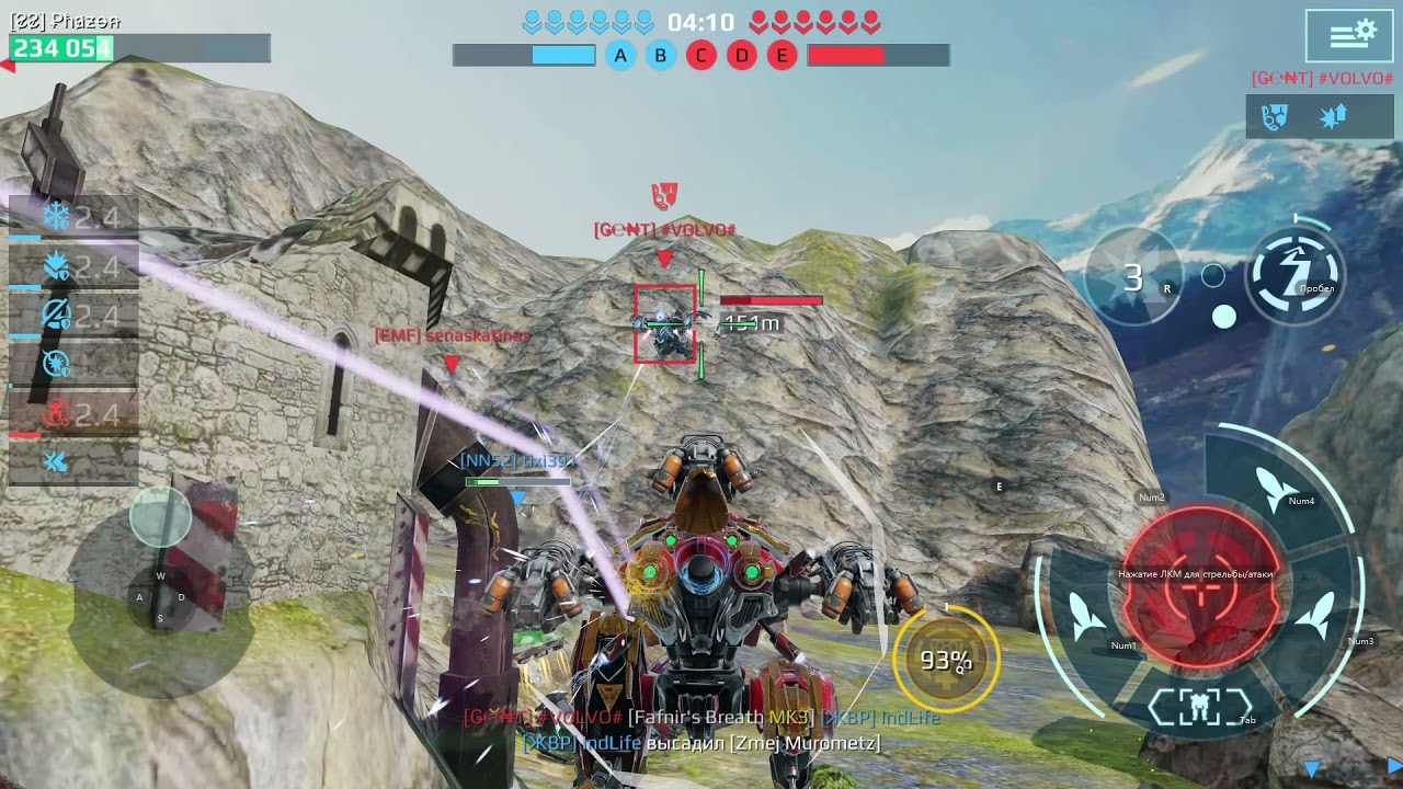 War Robots -Demeter + Venom and Minos + Cinder - YouTube