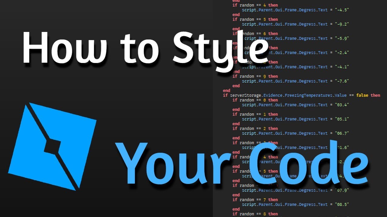 How To Style Code In Roblox Studio YouTube how-to-style-code-in-roblox-studio-youtube